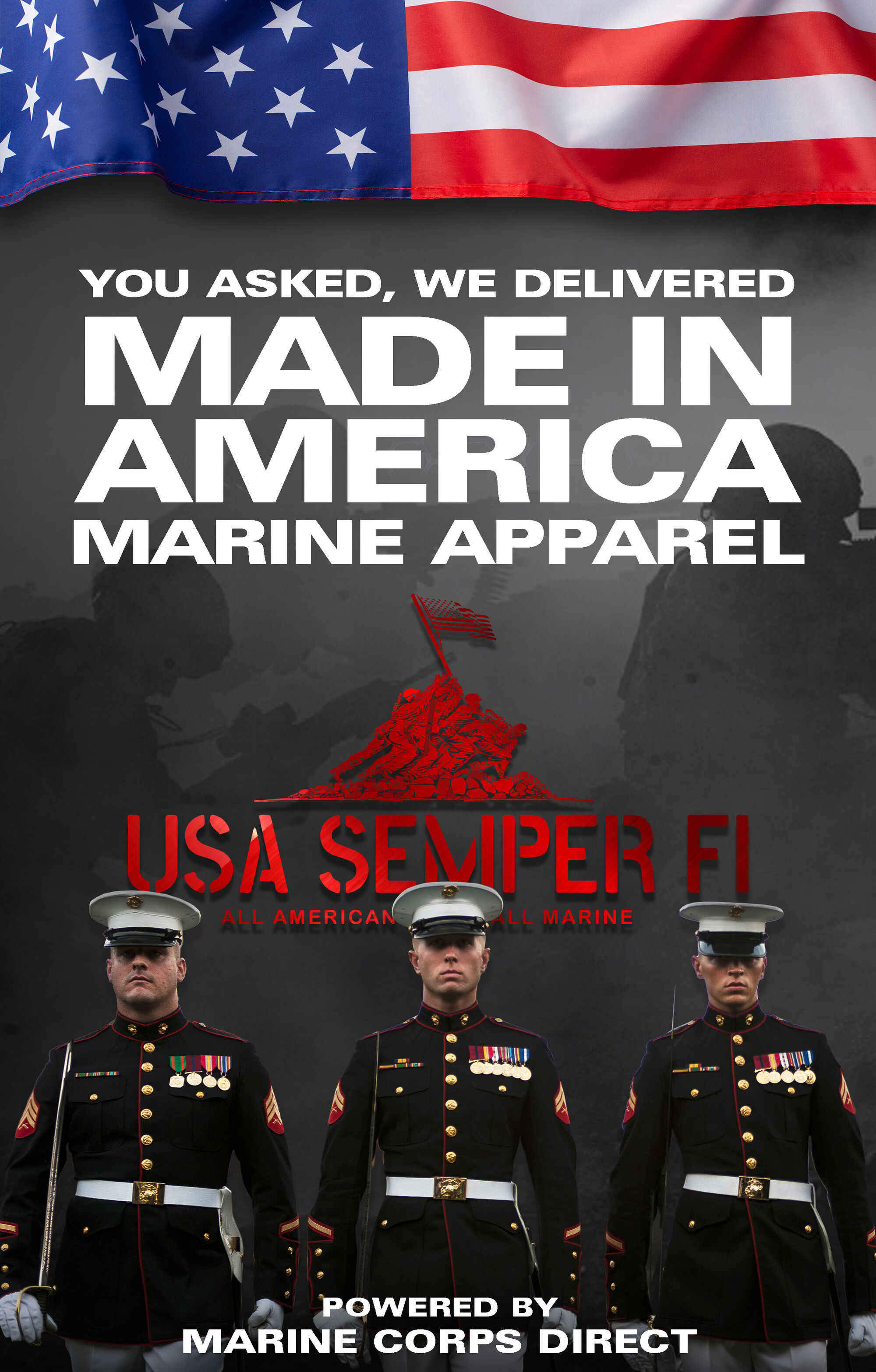 New! USA-Made USMC Apparel 🇺🇸